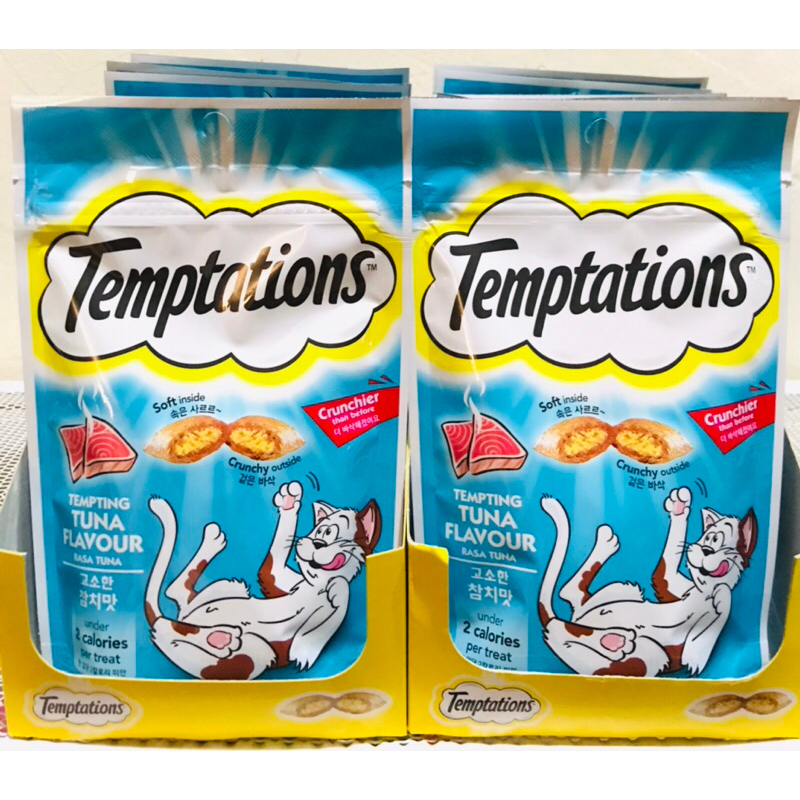 Jual Temptations Tuna 85gr Snack Kucing Tempting Tuna Flavour ( FREE ...