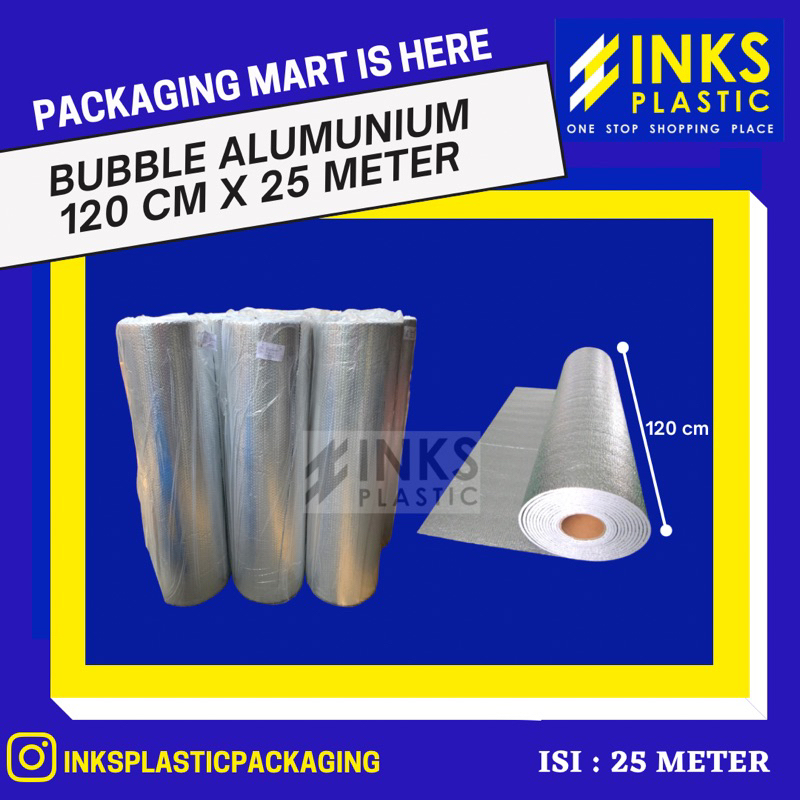 Jual ALUMUNIUM FOIL FOAM ROLL/THERMAL FOAM INSULASI/PEREDAM PANAS ATAP ...