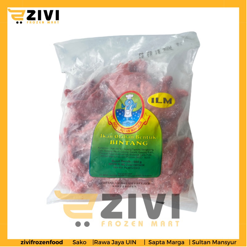 Jual ilm bentuk bintang 500g / ikan olahan | Shopee Indonesia