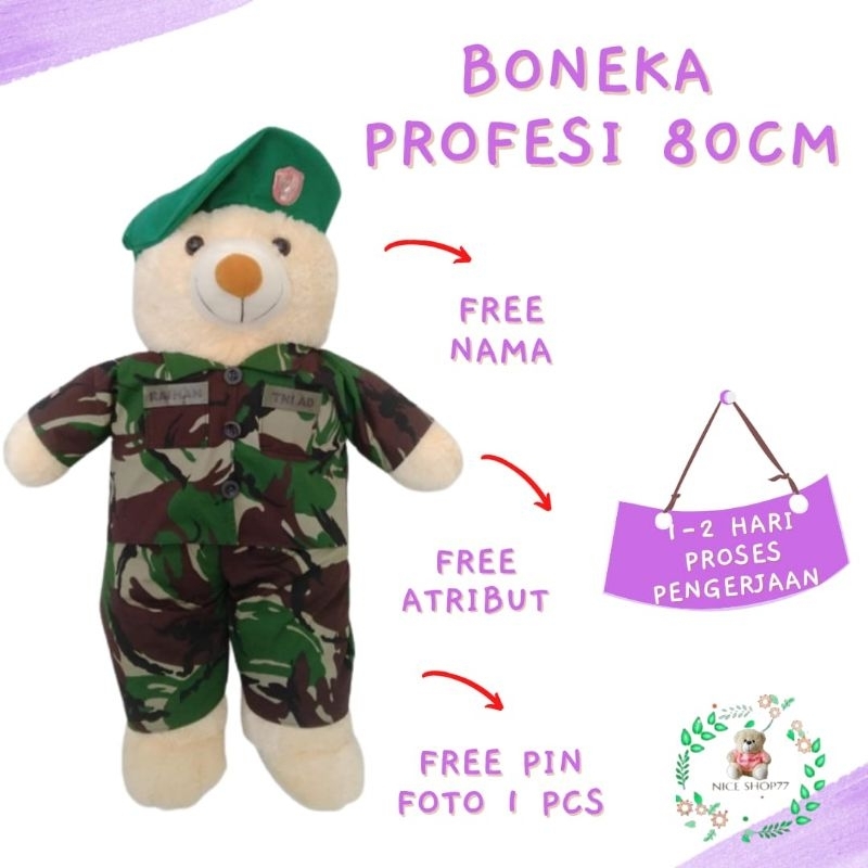 Jual Boneka Profesi 80cm TNI Polisi Dokter Pelaut | Shopee Indonesia