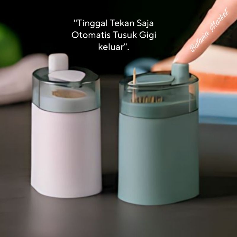 Jual Holder Automatic / Tempat Tusuk Gigi Otomatis / Wadah Penyimpanan ...