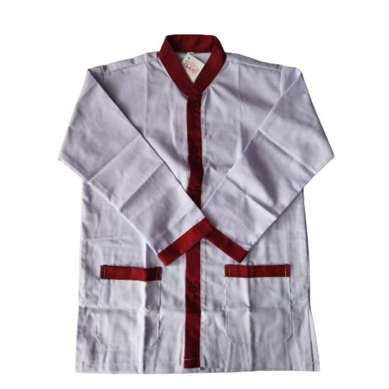 Jual Baju Seragam Koko List Merah Putra/Putri SD | Shopee Indonesia