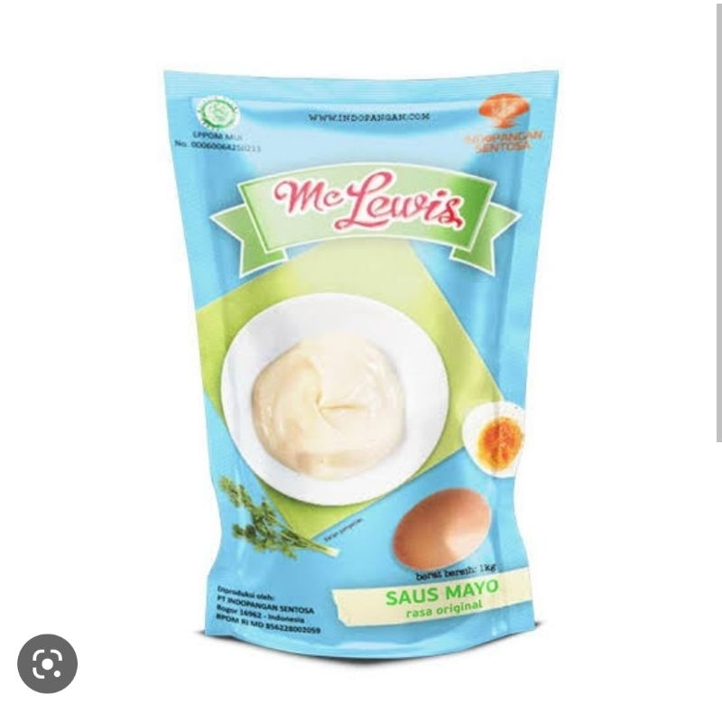 Jual MAYONAISE MEREK MC LEWIS 1KG ORIGINAL & SWEET | Shopee Indonesia