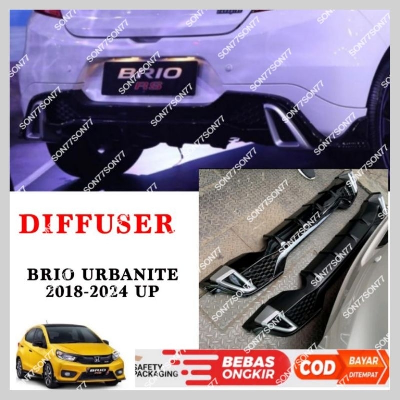 Jual Diffuser Belakang All New Brio 2018 2022 2023 2024 Urbanite RS ...