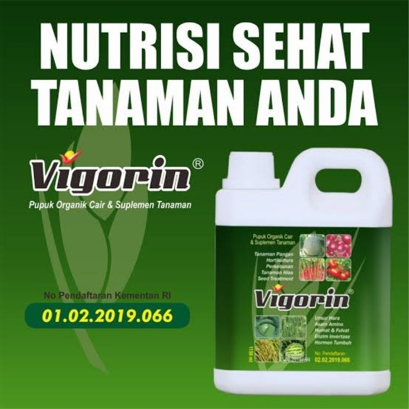 Jual Vigorin Pupuk Cair Organik Mengandung asam amino | Shopee Indonesia