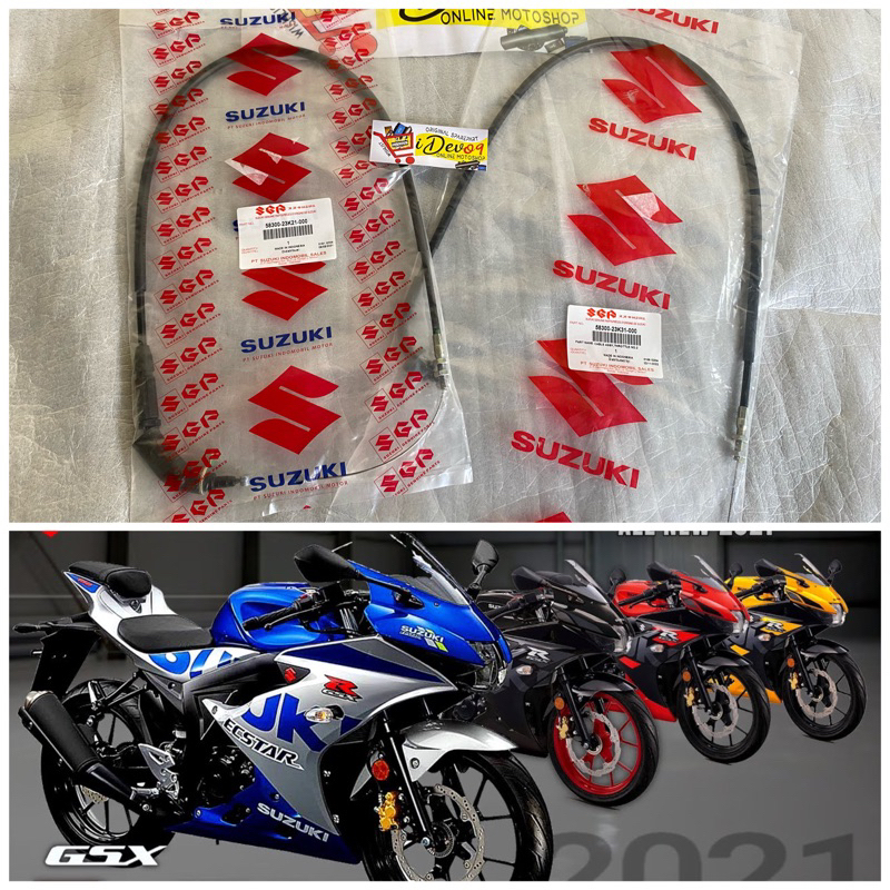 Jual Kabel Throttle Tali Gas 2 Pcs Suzuki GSX R 150 Original SGP ...