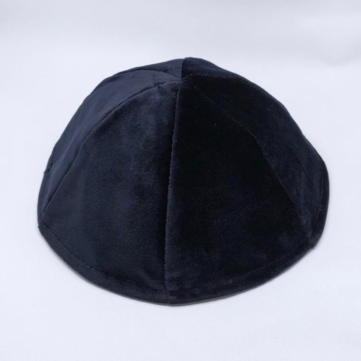 Jual Topi Yahudi BIG BLACK VELVET Kippah, by Israel | Shopee Indonesia