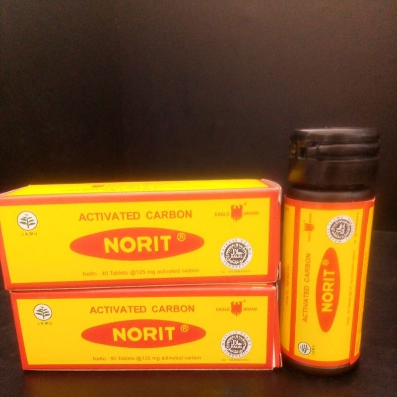 Jual Norit Karbon Aktif / Tube @ 40 Tablet / Obat Diare | Shopee Indonesia