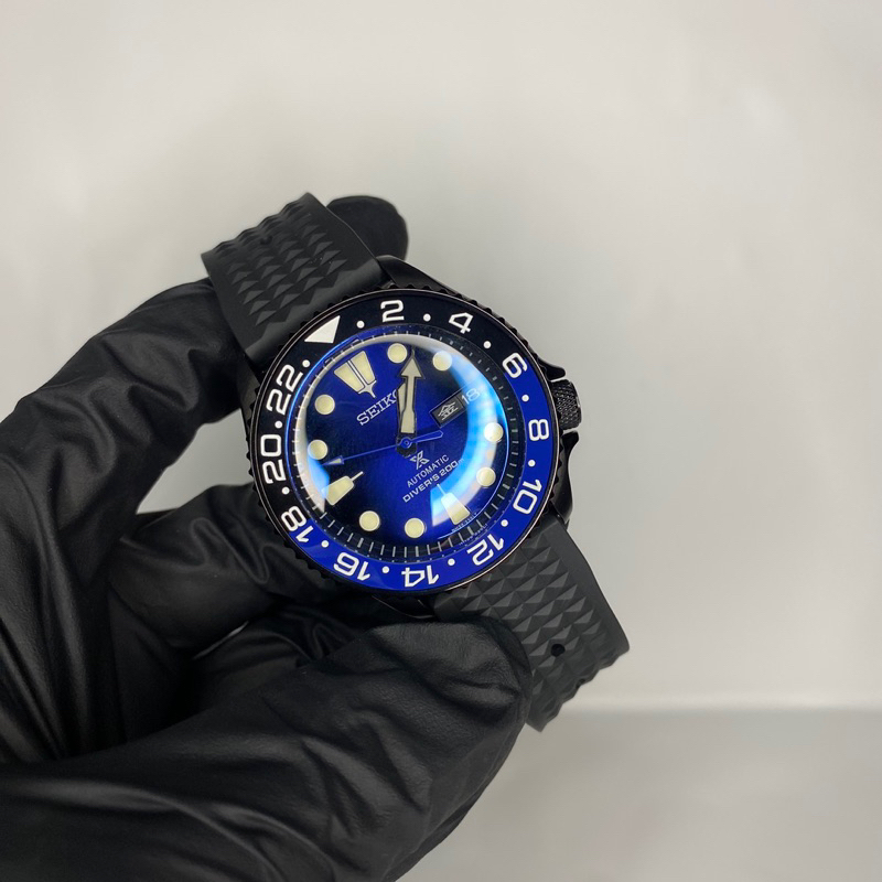 Jual Jam Tangan Seiko Mod SKX Batman Prospex Divers Watch NH36 ...