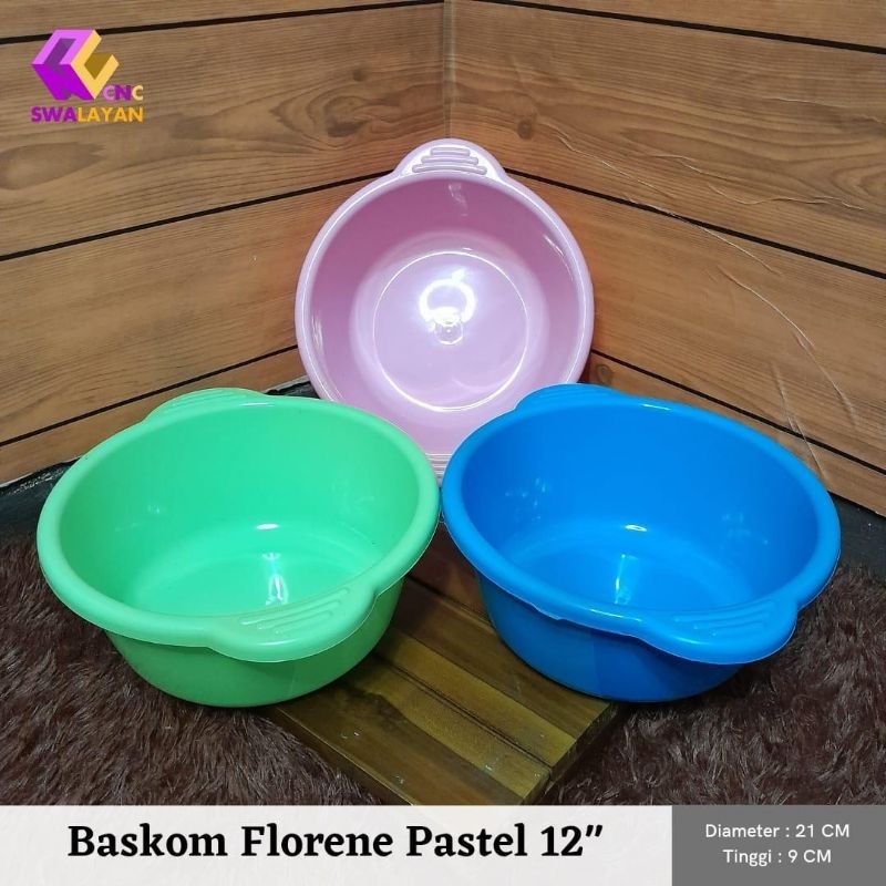 Jual KD 1 Waskom Florene 12 / Wadah Baskom Warna Pastel / Baskom ...