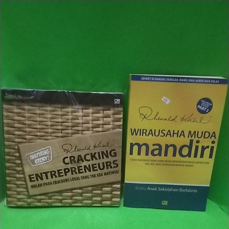 Jual Jual Buku Rhenald Kasali: Inspiring Story Cracking Entrepreneurs ... Jual Jual Buku Rhenald Kasali: Inspiring Story Cracking Entrepreneurs ...