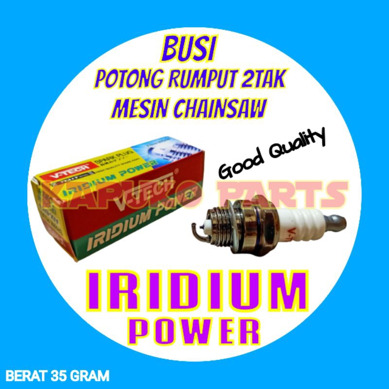 Jual 328 BUSI POTONG RUMPUT 2TAK IRIDIUM | Shopee Indonesia