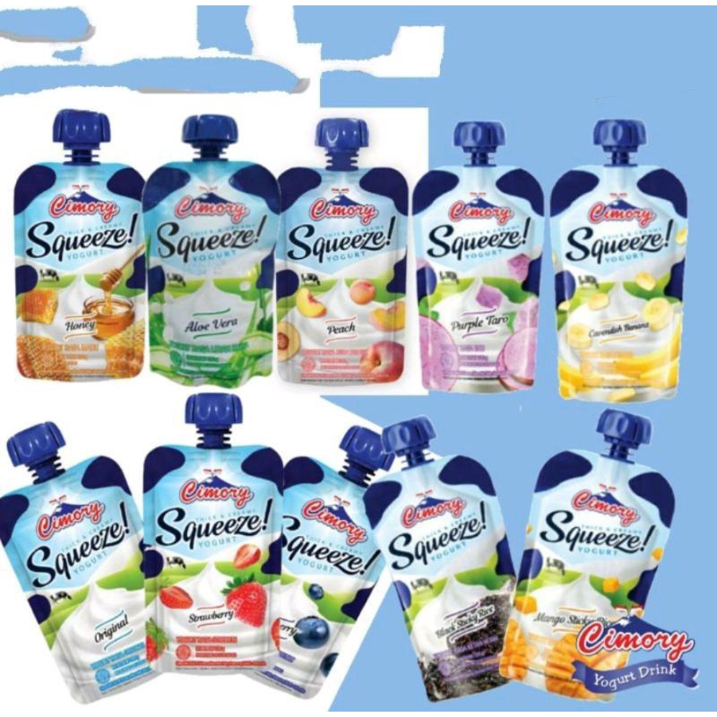 Jual CIMORY Yoghurt Squeezy Pouch 120gr | Shopee Indonesia