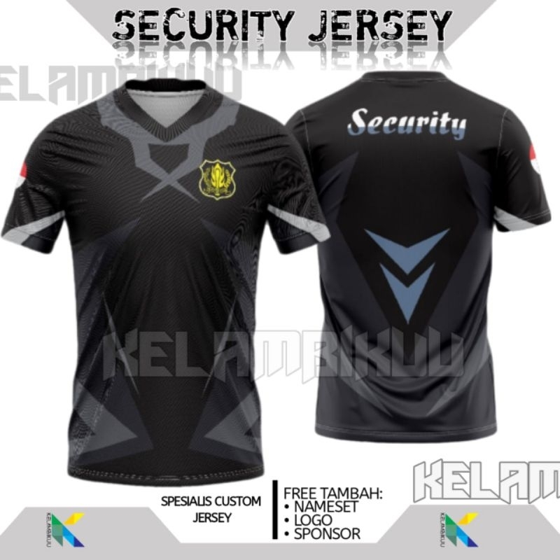 Jual JERSEY SECURITY INDONESIA PRINTING TERBARU/BAJU KAOS SATPAM ...