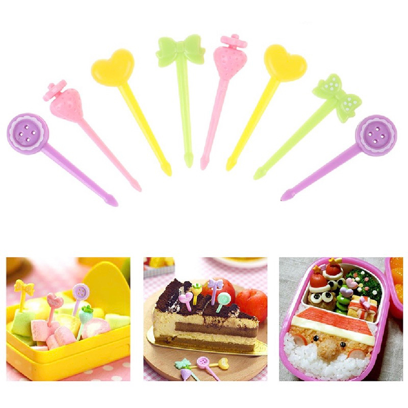 Jual EYE Tusuk Bento Mata isi 10 Tusukan Buah Cake Kue Eyes Food Picks ...