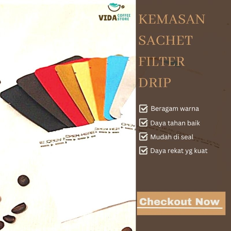 Jual Kemasan Drip Sachet & Filter | Shopee Indonesia