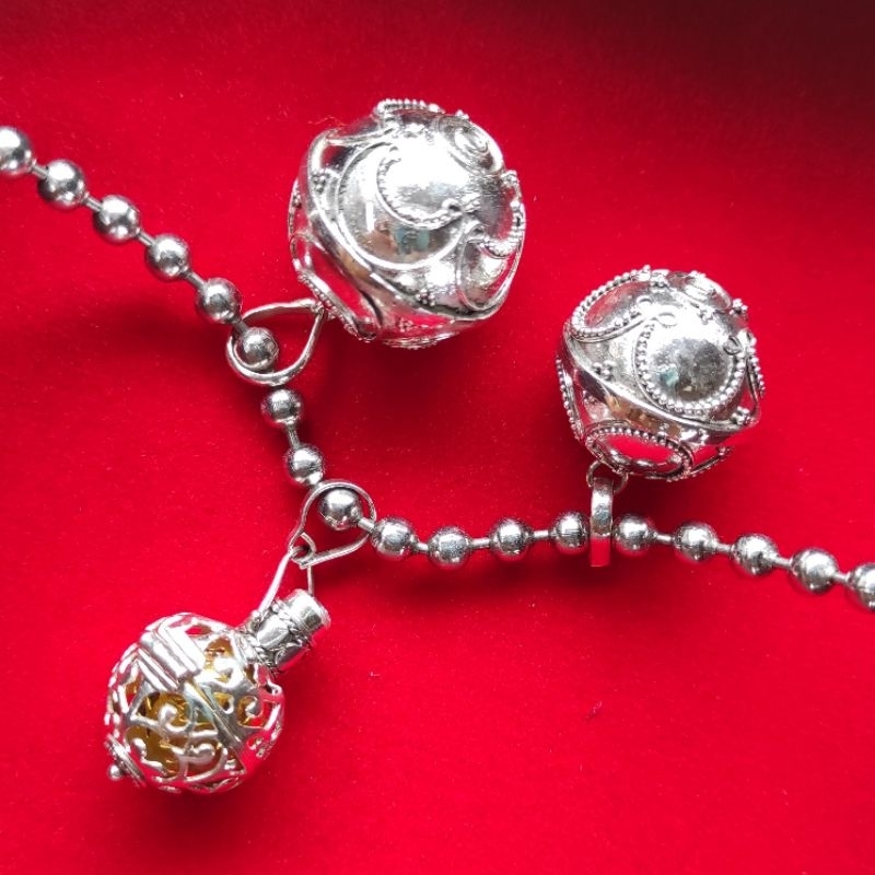 Jual Liontin Bola Melodi Bola Bunyi Perak Asli | Shopee Indonesia