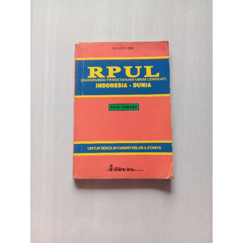 Jual RPUL (RANGKUMAN PENGETAHUAN UMUM LENGKAP) INDONESIA -DUNIA EDISI ...