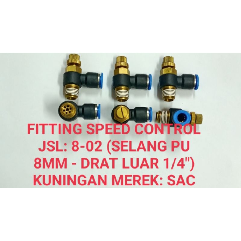 Jual SPEED CONTROL JSL 8 - 02 PNEUMATIC MEREK: SAC | Shopee Indonesia