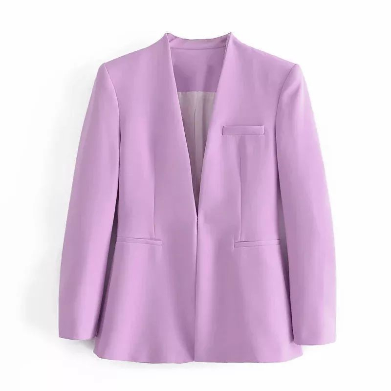 Jual Bleser tanpa Kerah Blazer Viral Blazer Santai Jas Tanpa Kerah ...