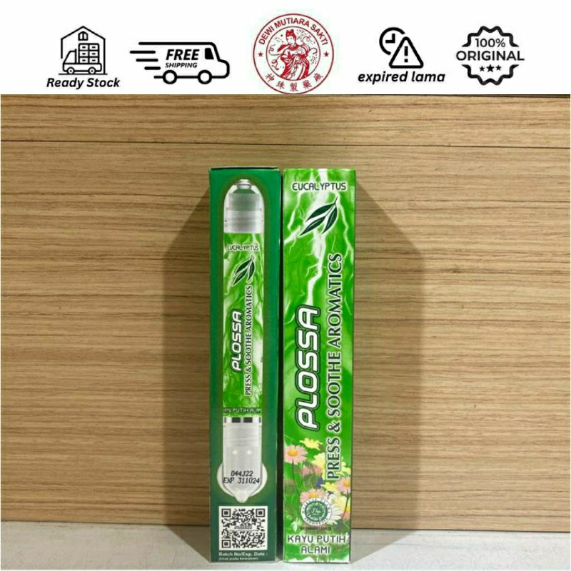 Jual PLOSSA 8ml Aromatherapy Green Eucalyptus minyak angin ROLL ON ...
