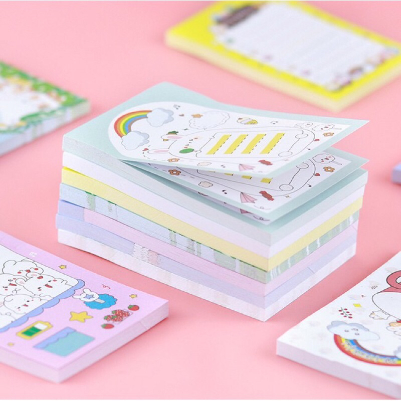 Jual Sticky notes seri 2/ message memo/ memo pad/ stiker note | Shopee ...