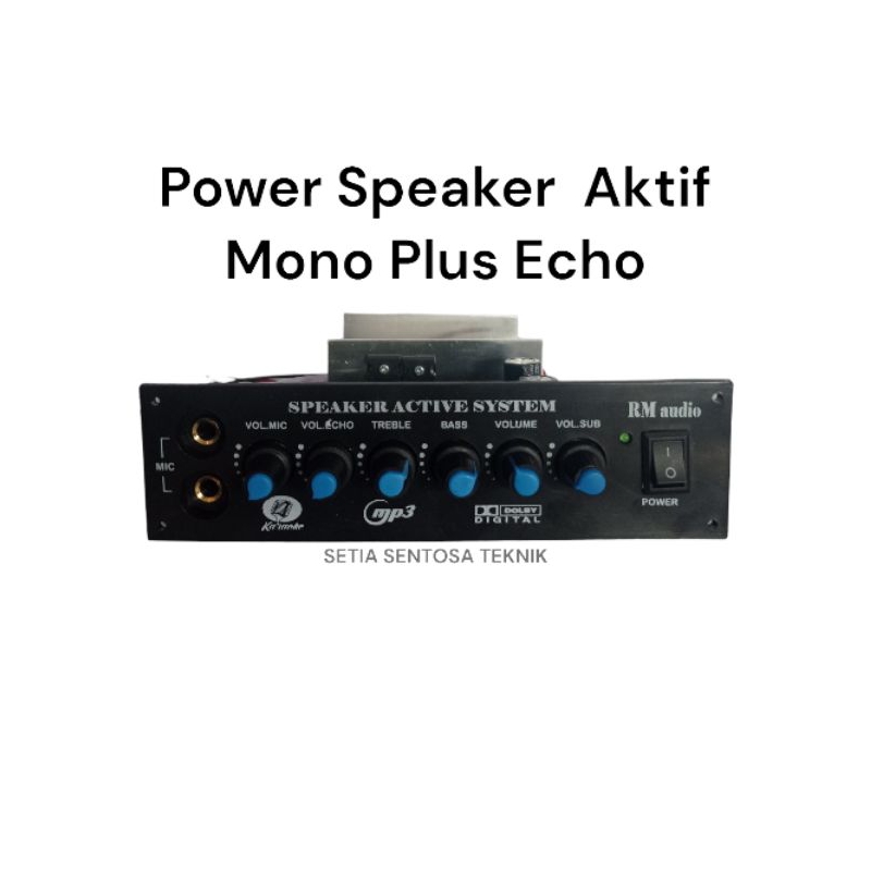 Jual Power Speaker Aktif Mono Plus Echo RM 1221 | Shopee Indonesia