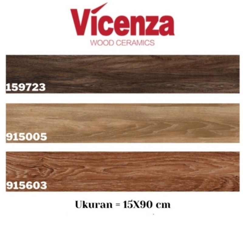 Jual Granite Tile Vicenza Granit Lantai Motif Parket Kayu 15x90 Wood Mix B Granit Motif Kayu ...