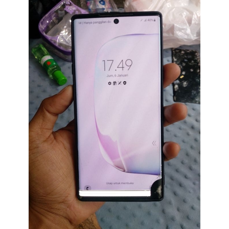 Jual samsung note 10 plus sein 256 minus | Shopee Indonesia