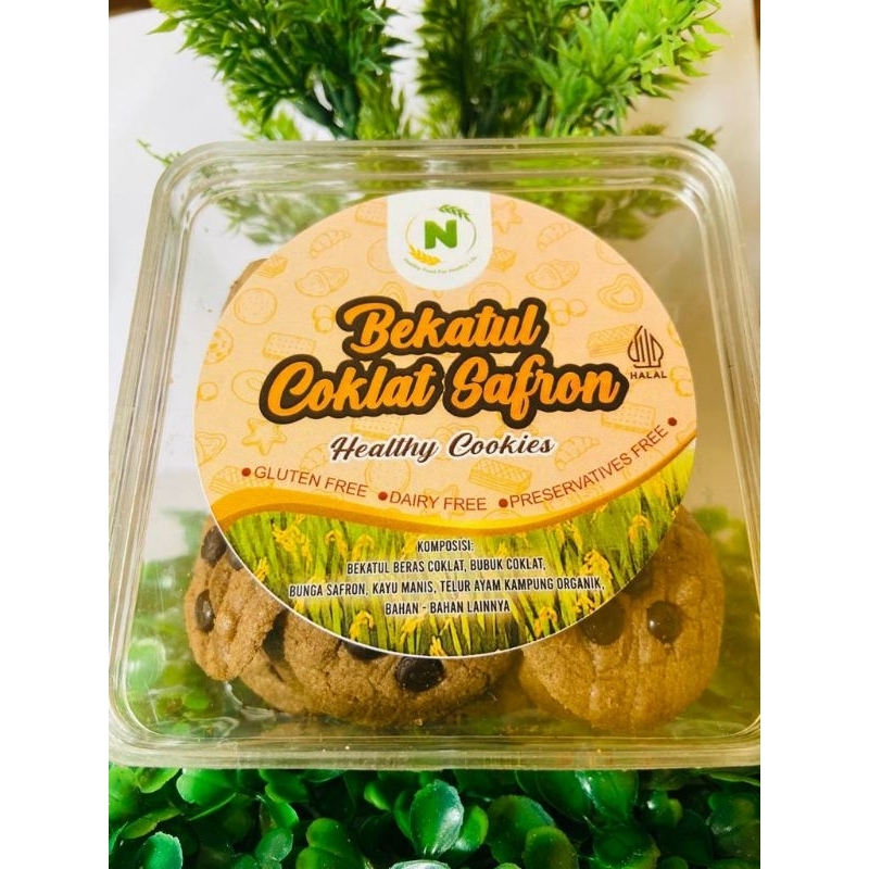 Jual Cookies Bekatul & Coklat Saffron N790 | Kue sehat sumber vitamin B ...