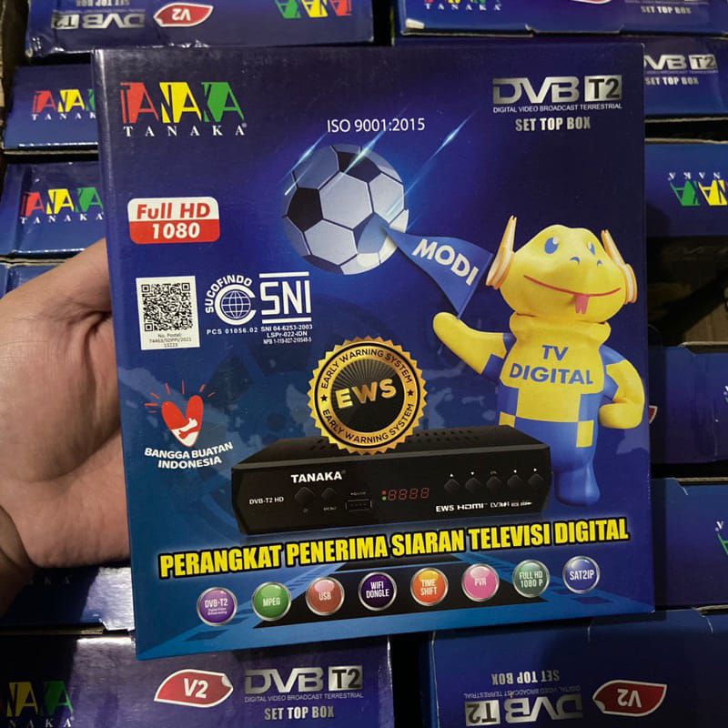 Jual SET TOP BOX TANAKA METAL V2 DVB T2 RECEIVER 1080P | Shopee Indonesia