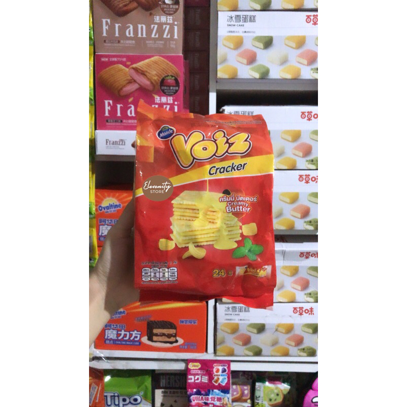Jual Monde Voiz Minis Waffle Cracker Wafer Thailand ECER | Shopee Indonesia