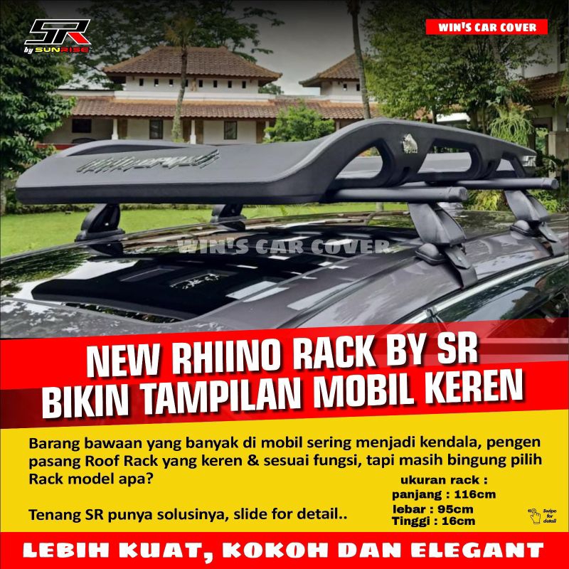 Jual Rak Bagasi mobil rak atas mobil RHINORACK hanya raknya saja ...