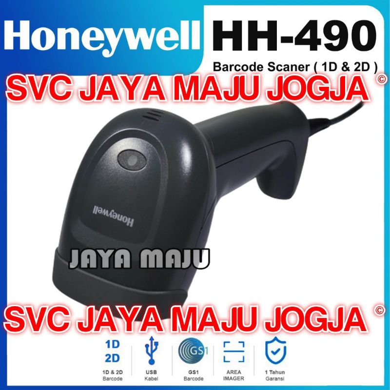 Jual HONEYWELL HH 490 - USB - 2D 1D || BARCODE SCANNER - IMAGER ...