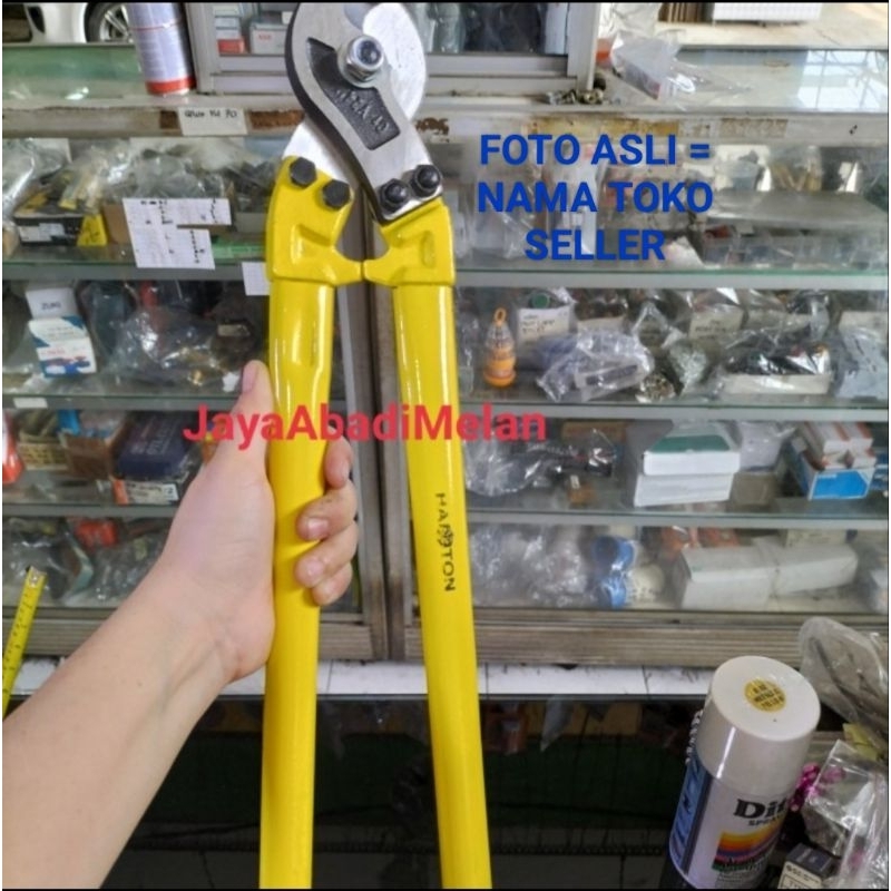 Jual GUNTING KABEL BESAR 24 INCH HASTON / TANG POTONG 60 cm CABLE ...