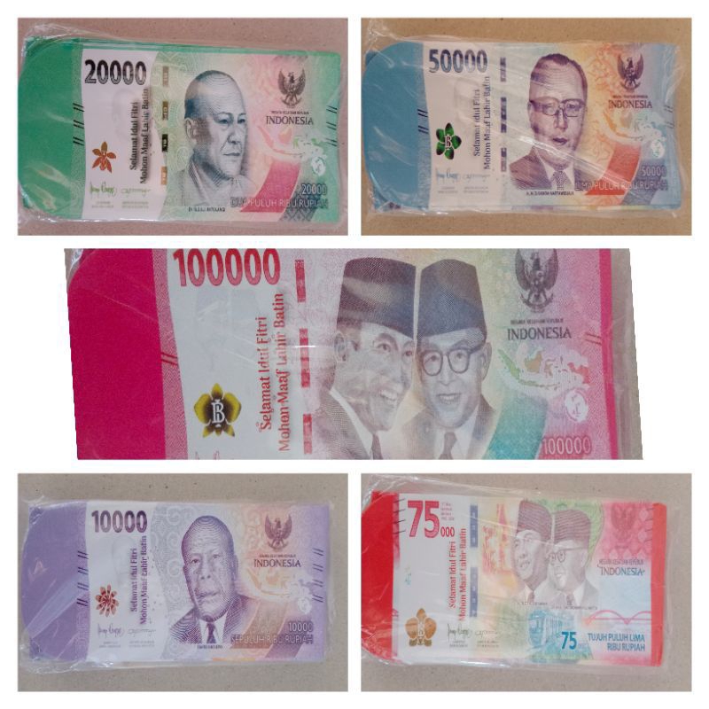 Jual 10 lembar....amplop lebaran gambar uang mainan | Shopee Indonesia