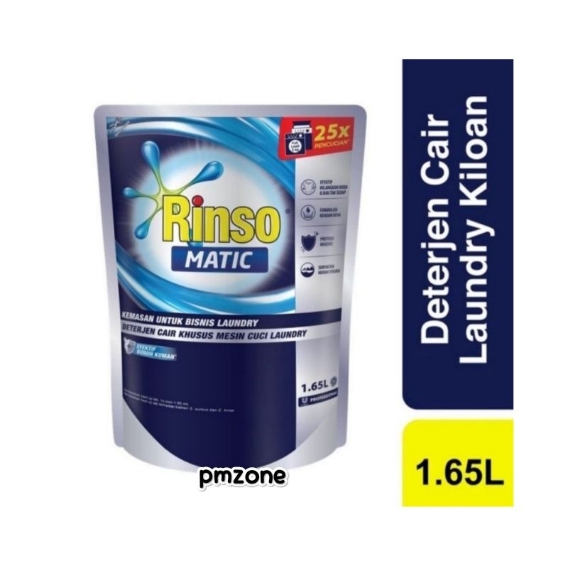 Jual Rinso Matic Deterjen Cair 1.65L | Shopee Indonesia
