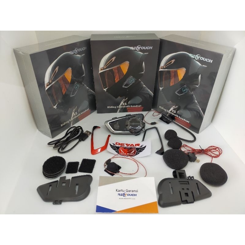 Jual INTERCOM HELM - INTERCOM RETOUCH X5 - INTERCOM HELM KYT ZEUS NOLAN ...