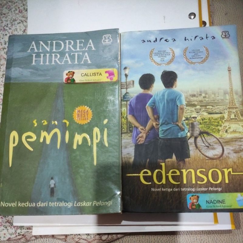 Jual buku novel ANDREA HIRATA. SANG PEMIMPI N EDENSOR | Shopee Indonesia