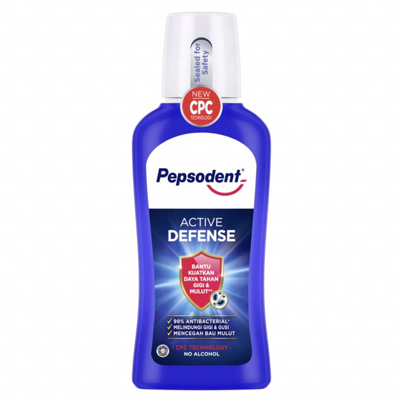 Jual Pepsodent Mouthwash Obat Kumur CPC Active Defense 50mL | Shopee ...