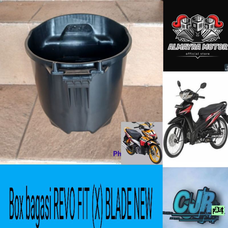 Jual box bagasi box helm bawah jok REVO FIT X FI BLADE NEW INJEKSI ...