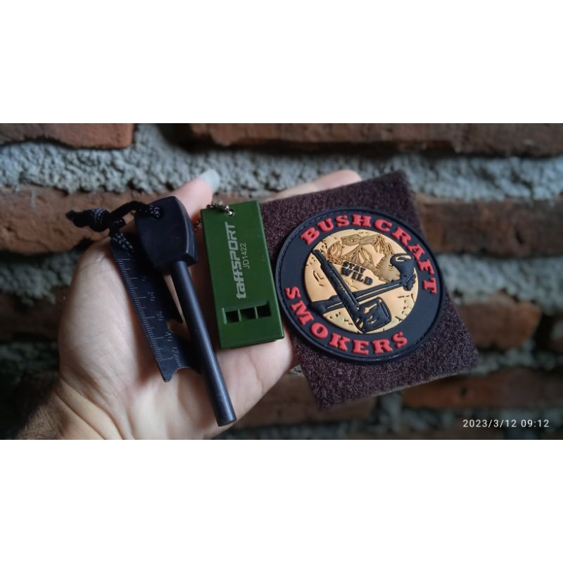 Jual Paket asik BUSHCRAFT SMOKERS, patch bushcraf, survival kit ...