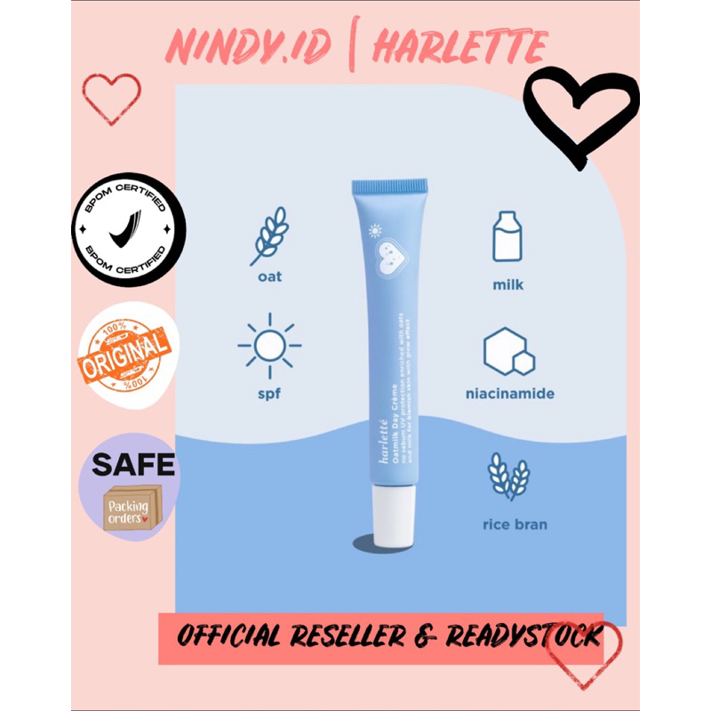 Jual HARLETTE OATMILK DAY CREAM 25g | Shopee Indonesia