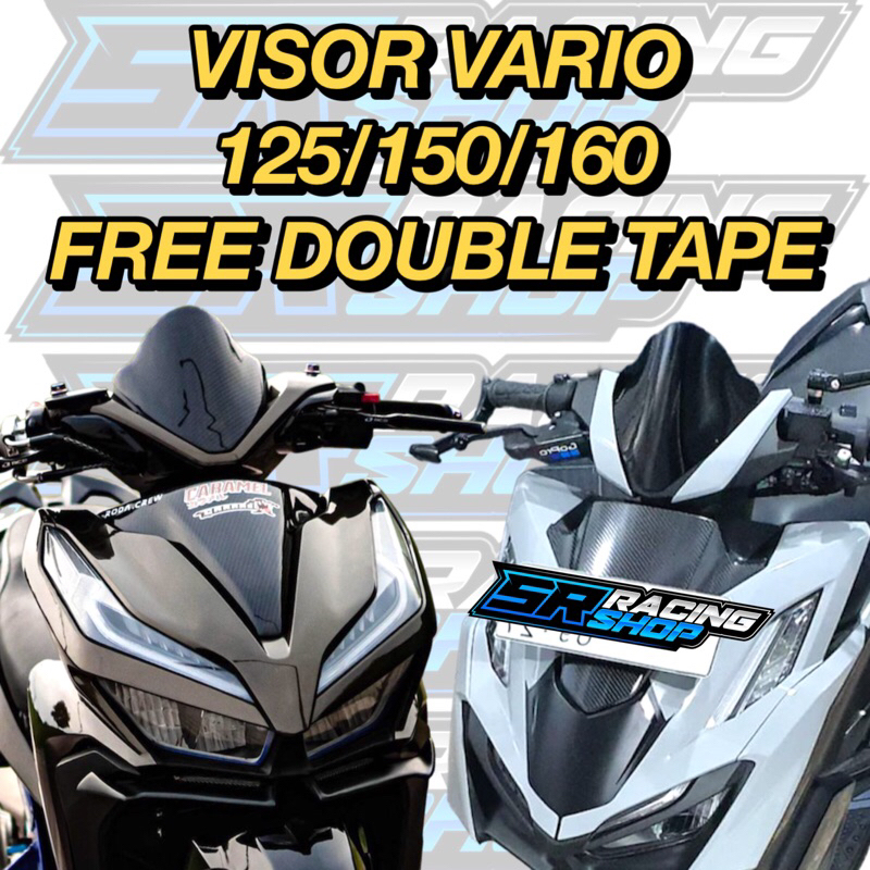 Jual VISOR VARIO 125 150 160 NEW WINDSHIELD VARIO 125 150 160 ALL NEW ...