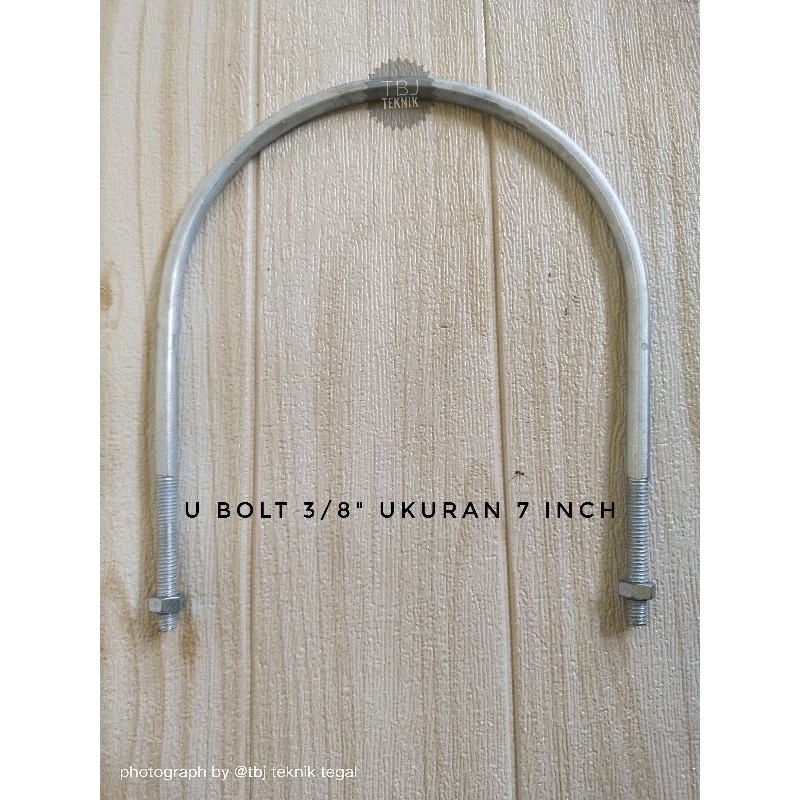 Jual klem besi U bolt ukuran 1/2"-8 inch | Shopee Indonesia