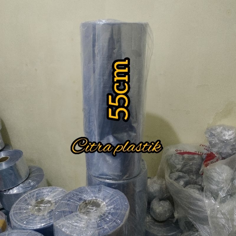 Jual PVC shrink 55cm roll besar | Shopee Indonesia
