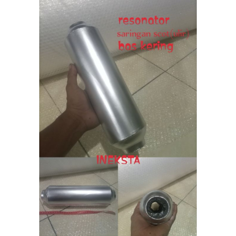 Jual resonator(peredam) knalpot mobil saringangan scot(ulir) unifersal ...