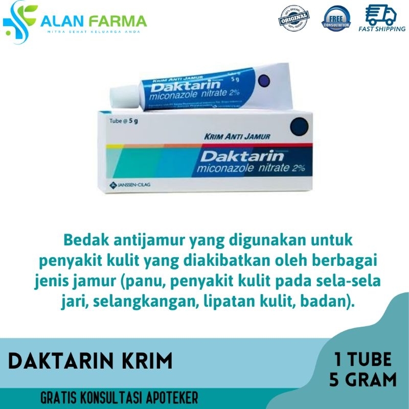 Jual Daktarin Krim 5 gram | Daktarin Cream 5 gram | Shopee Indonesia