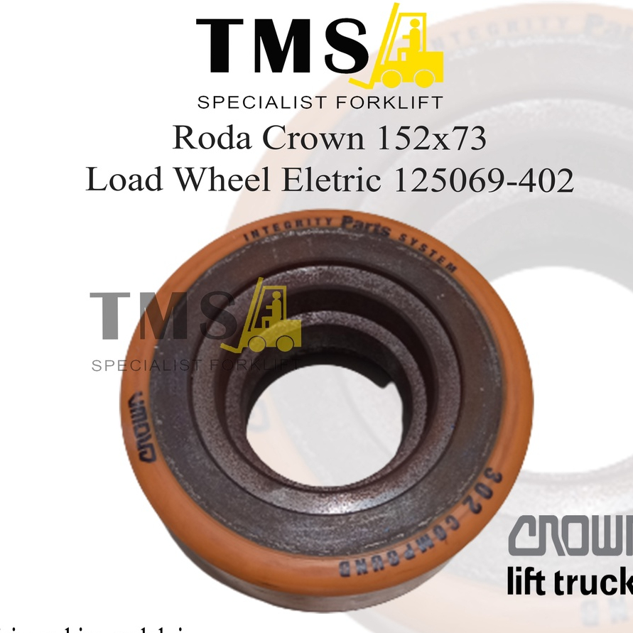 Jual Roda Crown 152x73 Forklift Reachtruck Load Wheel Electric | Shopee ...