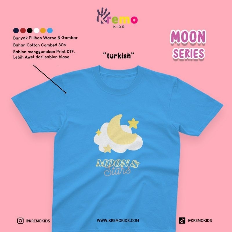 Jual Kaos Pendek Moon Series(DEWASA) | Shopee Indonesia